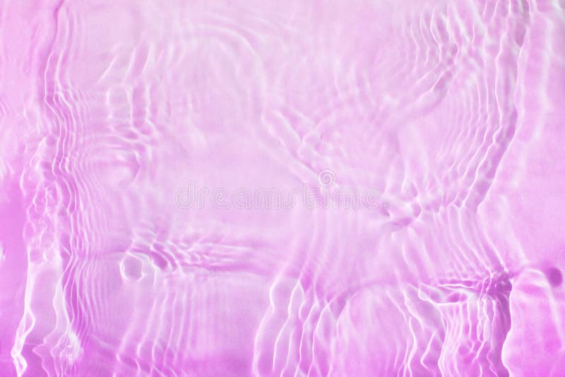 Abstract Pink Background Of Waves And Ripples On The Water Stock Image ...