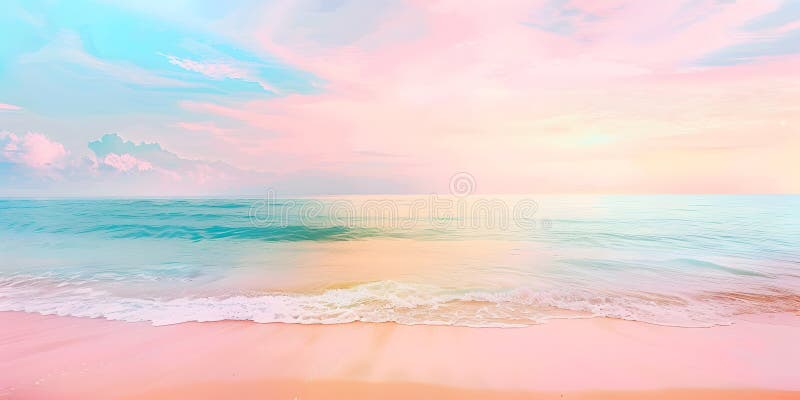 Abstract Pink Beach Background Stock Photo - Image of pastel, space ...