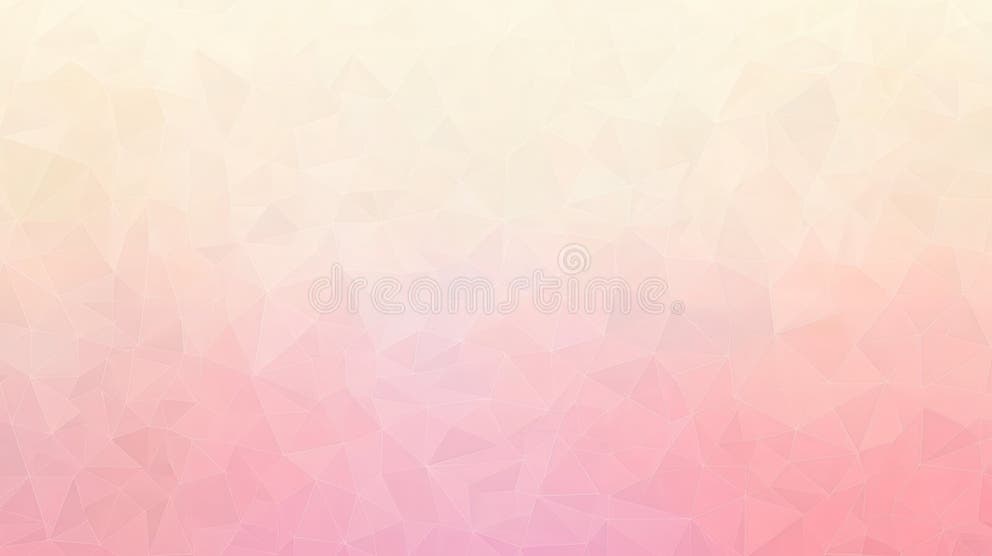Abstract Pink and Beige Low Poly Geometric Background Texture for Design Stock Illustration ...