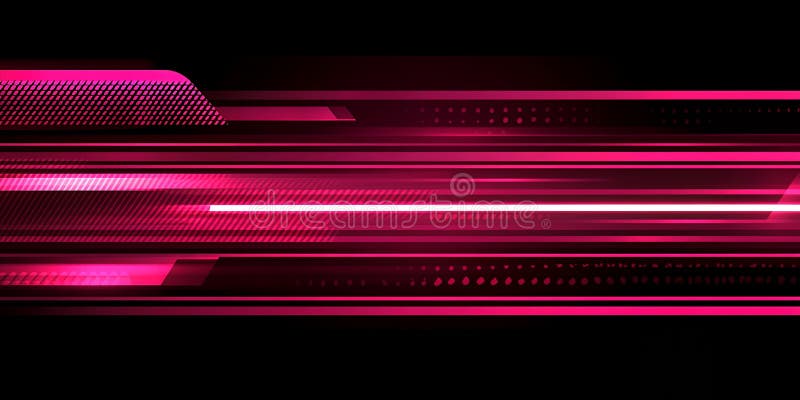 Abstract Pink and Black Technology Background Image Digital Design ...