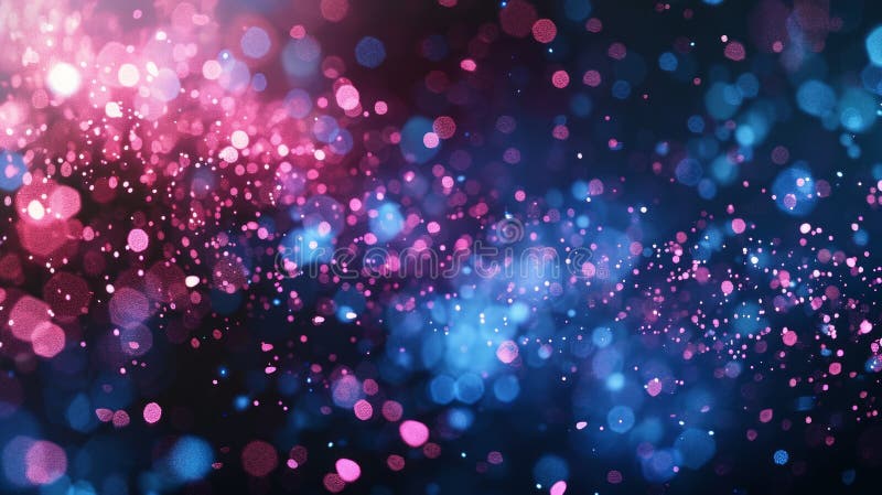 Abstract Pink and Blue Bokeh Lights Background Stock Photo - Image of ...