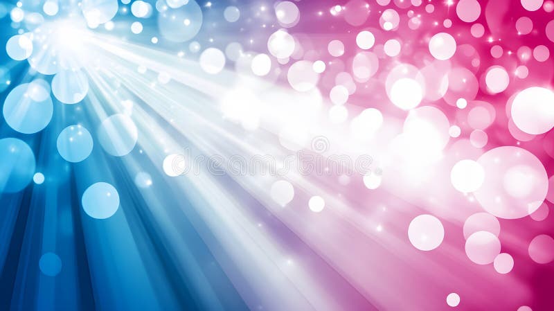 Abstract Pink Blue Bokeh Lights Rays Background Royalty Free Image ...