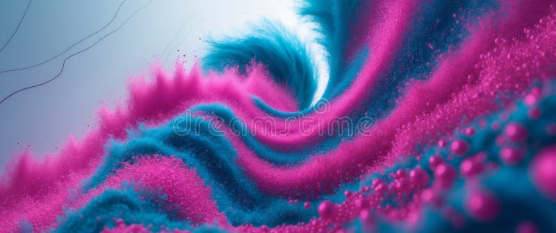 Abstract Pink and Blue Digital Wave Particles Background Animation ...