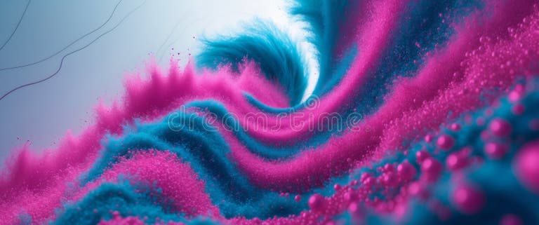 Abstract Pink and Blue Digital Wave Particles Background Animation ...