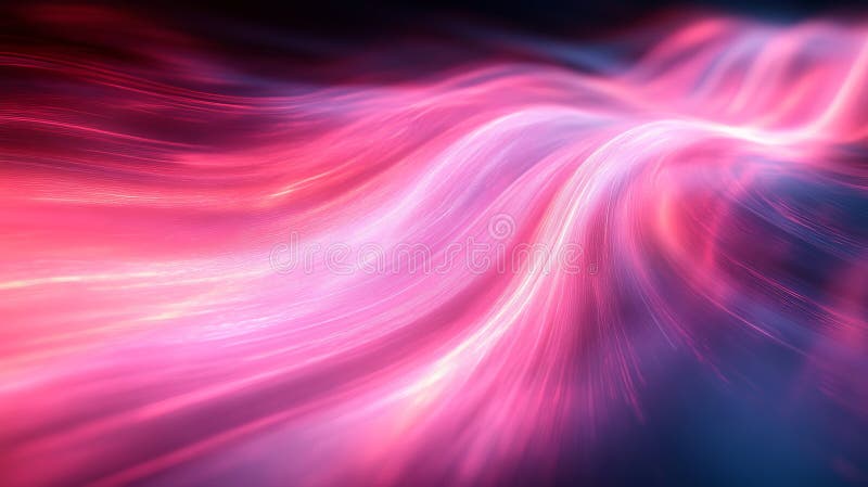 Abstract Pink and Blue Light Wave in Motion, Futuristic and Dynamic ...