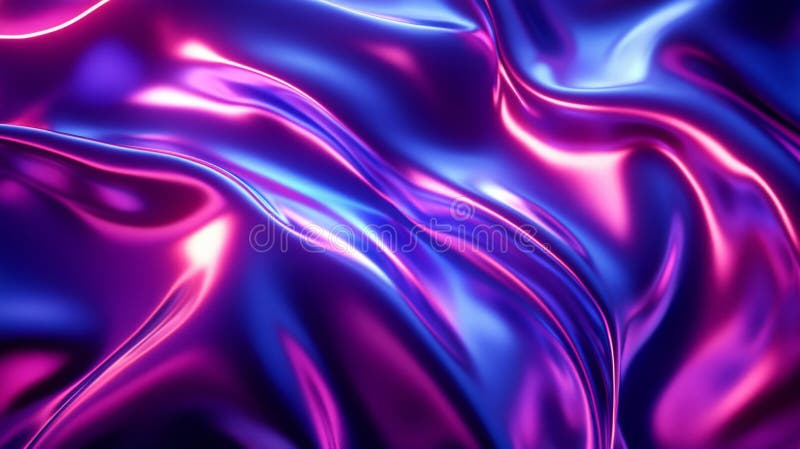 Abstract Pink and Blue Neon Fabric Texture Stock Illustration ...