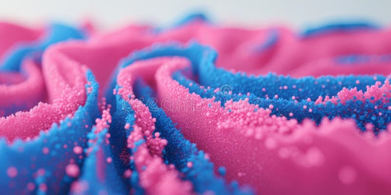 Abstract Pink and Blue Particle Wave Background Stock Photo - Image of ...