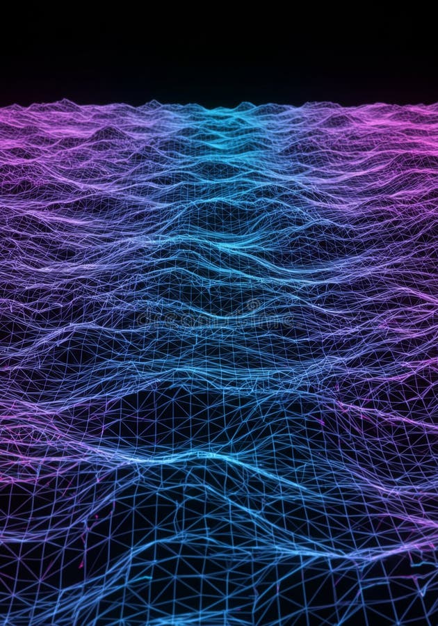 Abstract Pink Blue Purple Gradient Network Background Stock ...