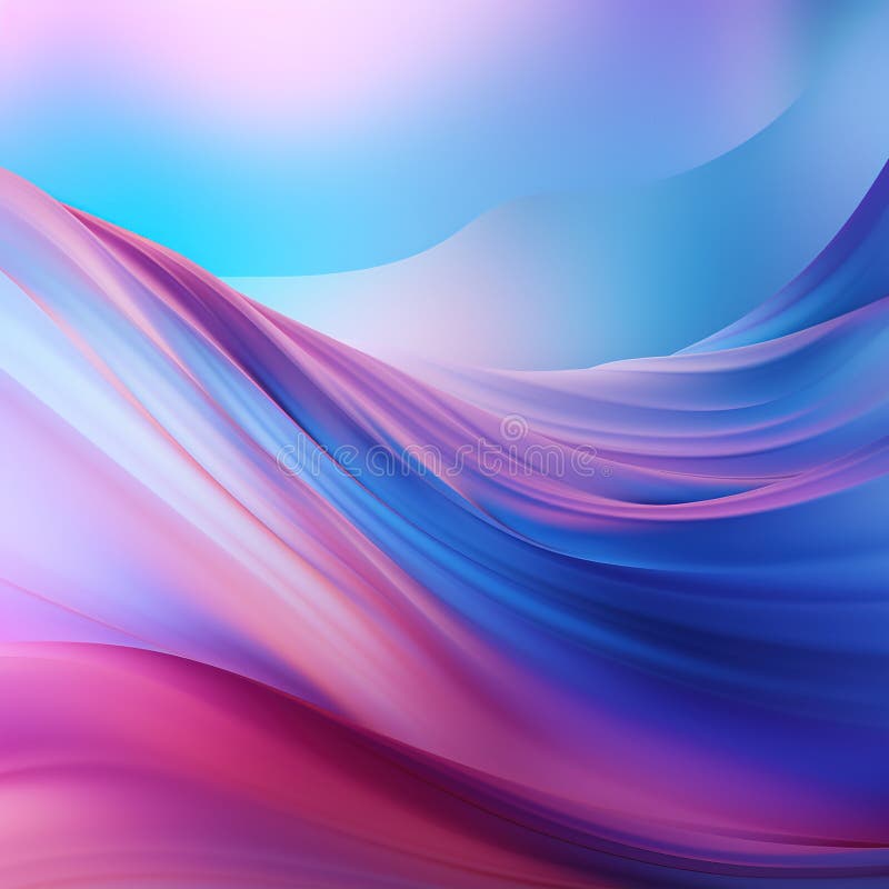 Abstract Pink Blue and Purple Gradient Wave Background. Geometric ...