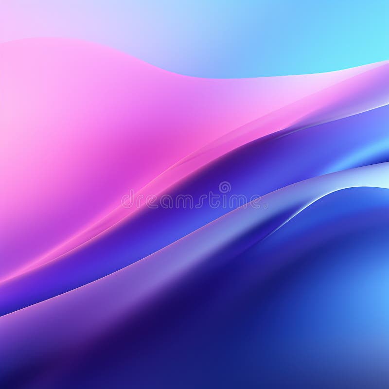 Abstract Pink Blue and Purple Gradient Wave Background. Geometric ...