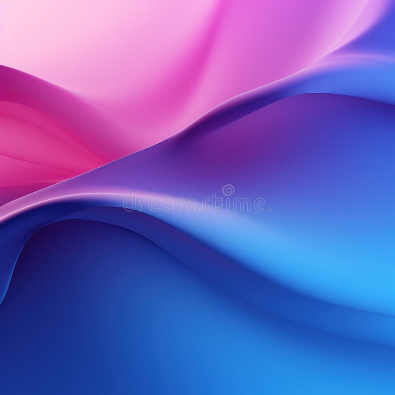 Abstract Pink Blue and Purple Gradient Wave Background. Geometric ...