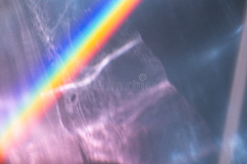 Abstract Pink and Blue Water Ripple Texture Overlay with Rainbows Stock ...