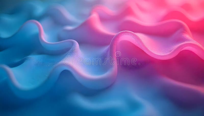 Abstract Pink and Blue Wave Texture Stock Illustration - Illustration ...
