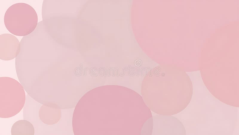 Abstract Pink Circles Overlay Background Design Stock Illustration ...