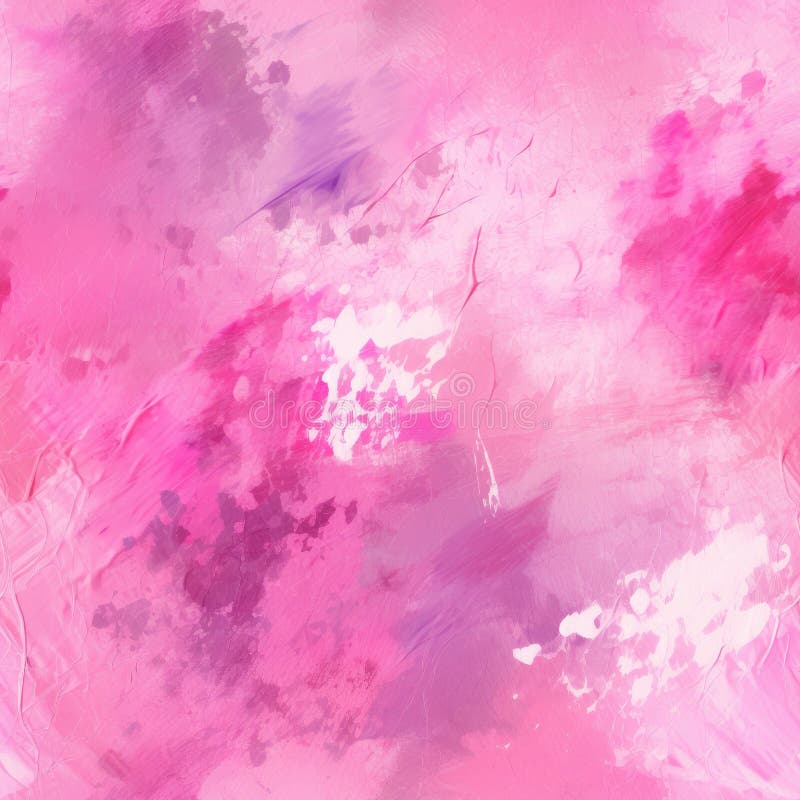 Abstract Pink Color Painting with Grunge Texture Stock Illustration ...
