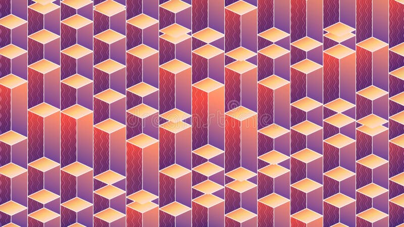 Colored Layout Template. Modern Stylish Texture. 3d Render Loop ...