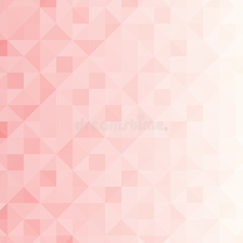 Abstract Pink Colored Mosaic Texture Assembled from Small Triangles ...