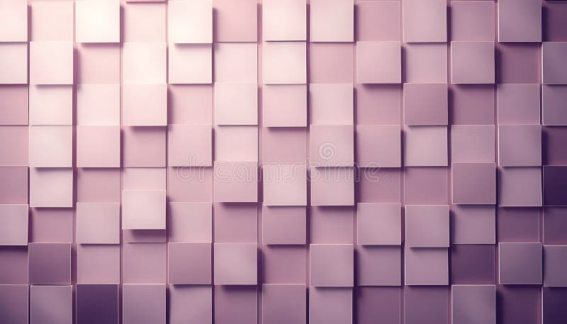 Abstract Pink Cubes 3D Geometric Wall Background Design Stock ...
