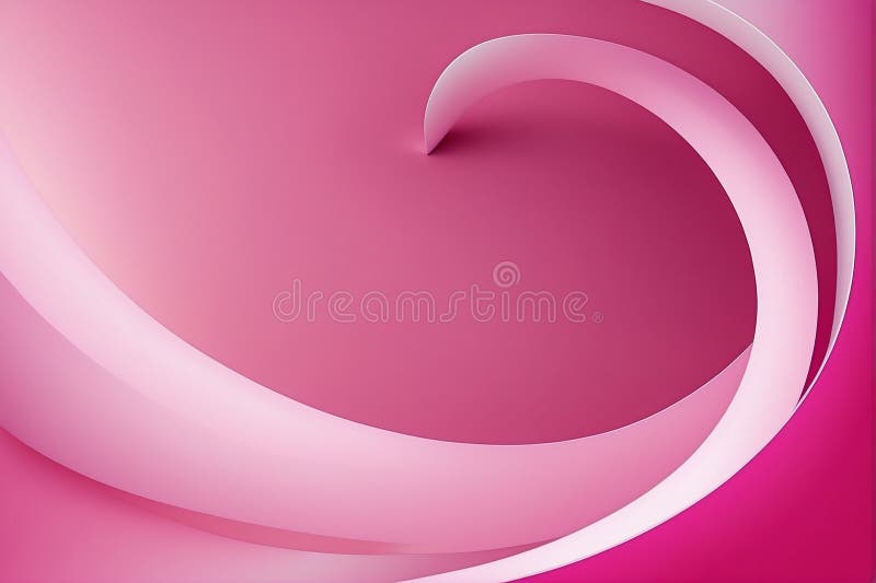 Abstract Pink Curve Background, Vector Illustration Stock Photo - Image ...