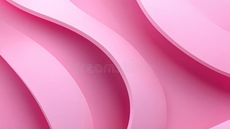 Abstract Pink Curved Shapes Background for Graphic Design or Web Stock ...