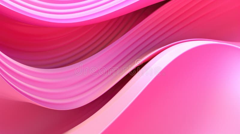 Abstract Pink 3D Background, Abstract Illustration Stock Illustration ...