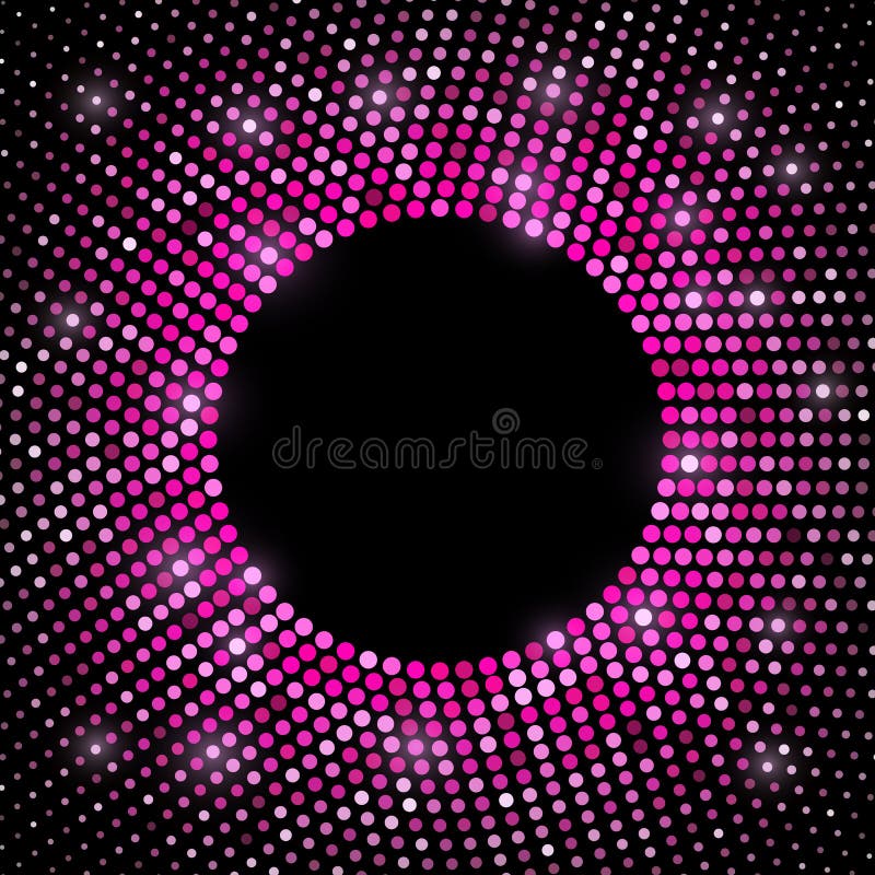 Pink Disco Background - Illustration Design Style Stock Illustration ...