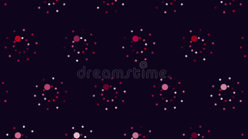 Abstract Pink Dot Pattern on Black Background Stock Footage - Video of ...