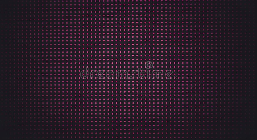 Abstract Pink Dots Pattern on Dark Background, Cool Modern Design Stock Illustration ...
