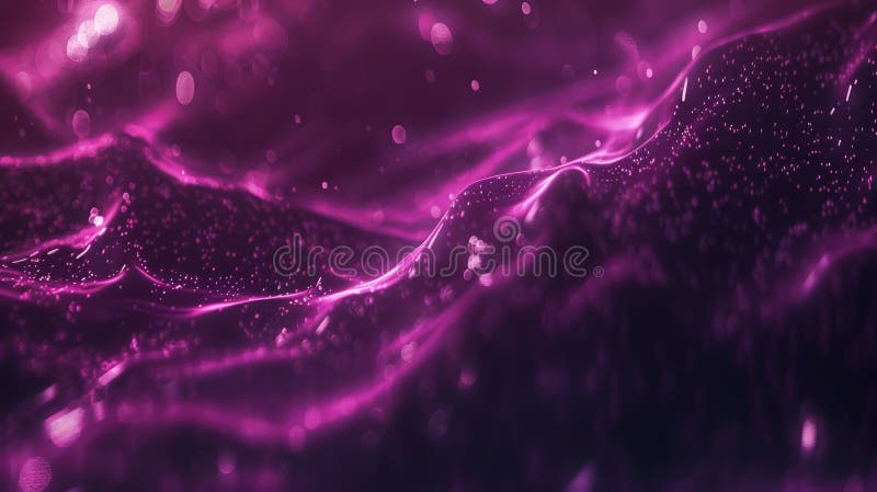Abstract Pink Fluid Wave Background. Modern Liquid Texture, Backdrop ...