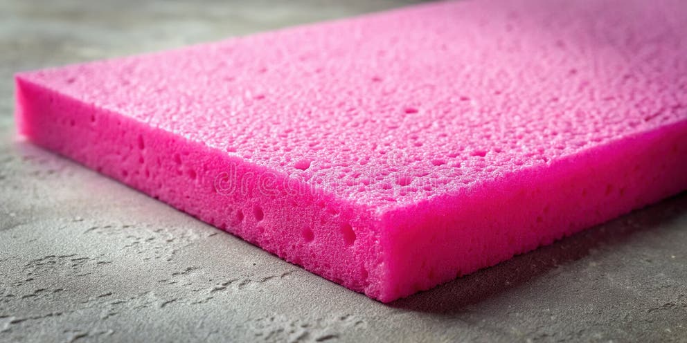 Abstract Pink Foam Texture on a Concrete Background a Striking Visual ...