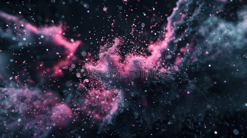 Abstract Pink Galaxy Background - Modern Texture Design Stock ...