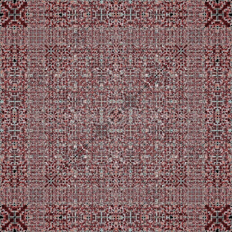 Abstract Pink Geometric Pattern with Fabric Texture Stock Illustration ...