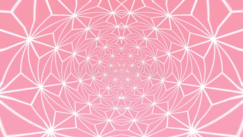 Abstract Pink Geometric Pattern Stock Video - Video of graphic ...