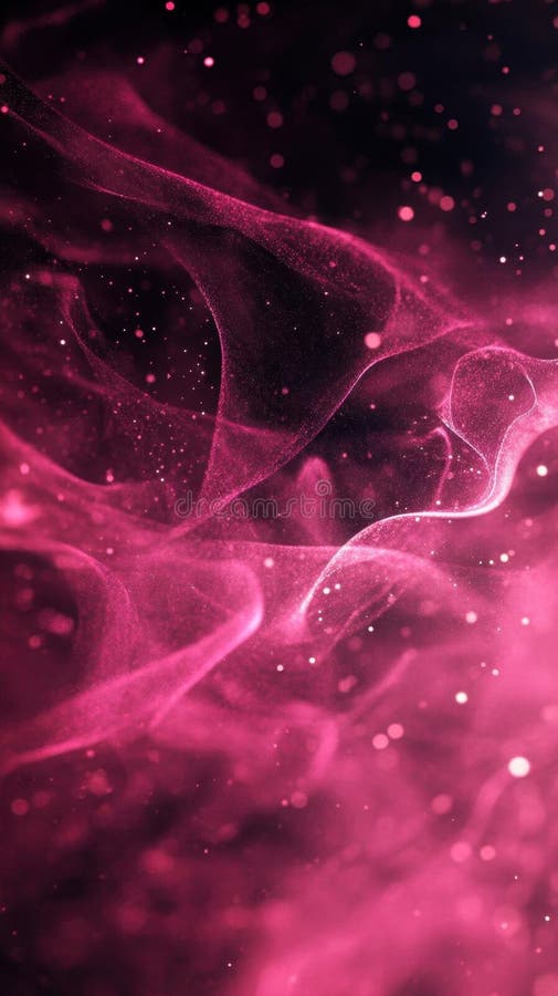 Abstract Pink Glow with Shimmering Particles - a Mesmerizing Visual ...