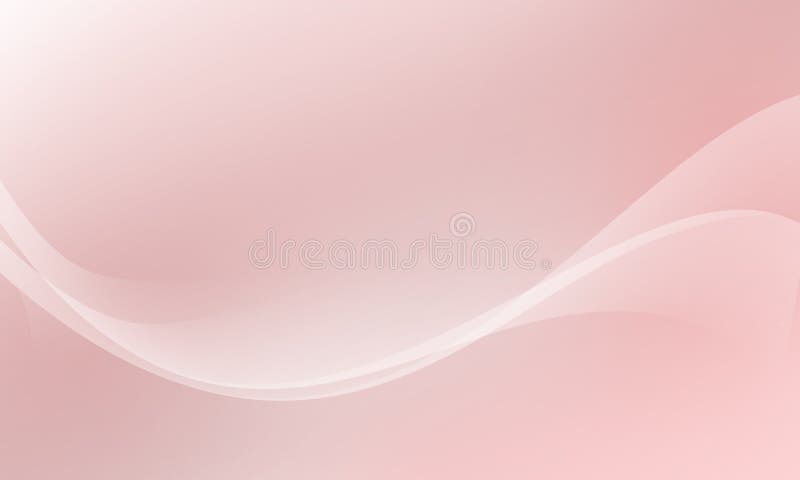 Abstract Pink Gold Color Soft Gradient with Curves Waves Textures ...