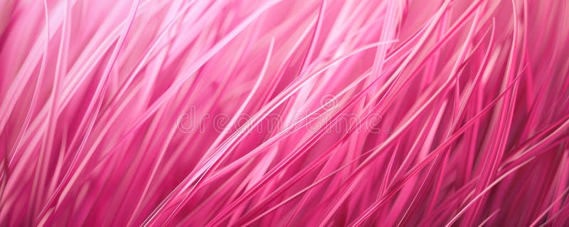 Abstract Pink Grass Blade Texture. Close-up of Vibrant Pink Grass ...