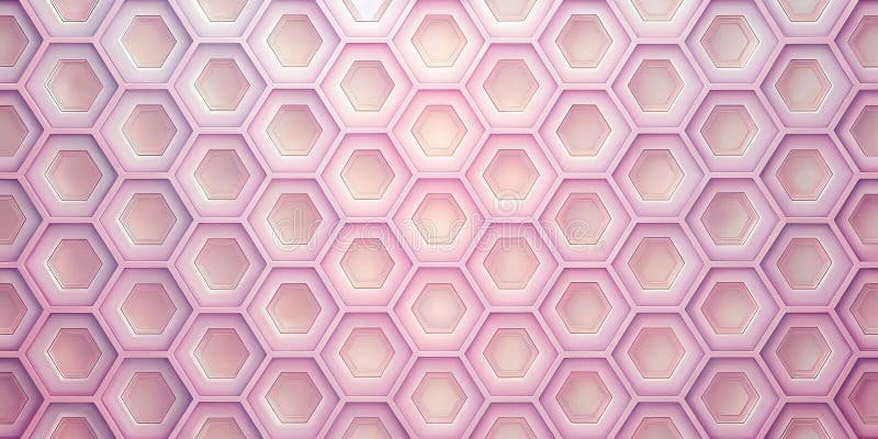Abstract Pink Hexagon Pattern Background Texture a Seamless Repeating Design Featuring Subtle ...