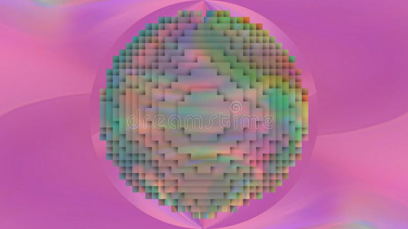 Abstract Pink Iridescent Background Stock Illustration - Illustration ...