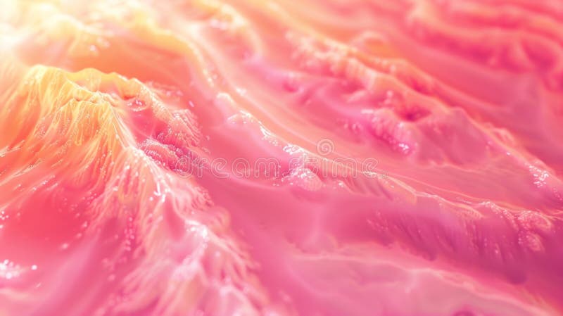 Abstract Pink Landscape Background Texture, Flowing Waves and Ridges ...