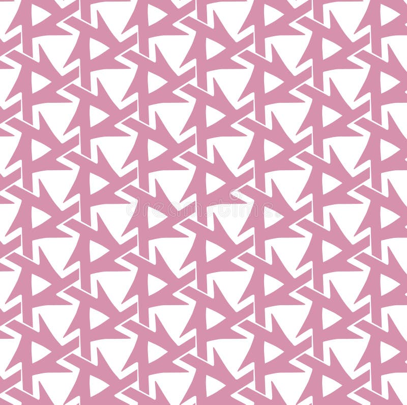 Abstract Pink Lattice with Spikes. Vector Illustration Stock Vector ...