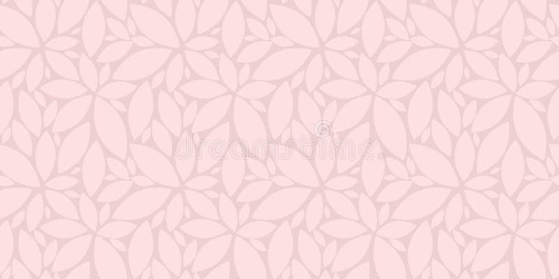 Abstract Pink Leaves Seamless Pattern Vector Background Stock Vector ...