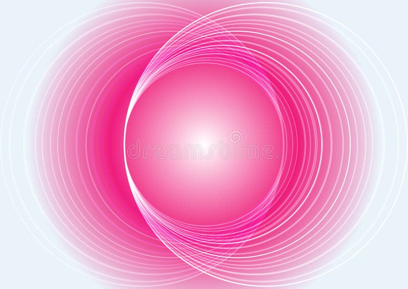 Abstract Pink Light Circle Background Stock Vector - Illustration of ...