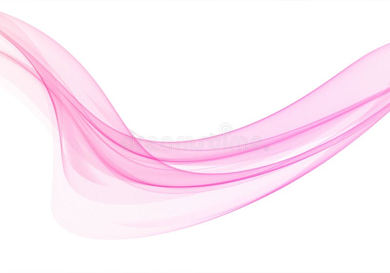 Abstract Pink Line Flowing Wave Background Stock Illustration ...