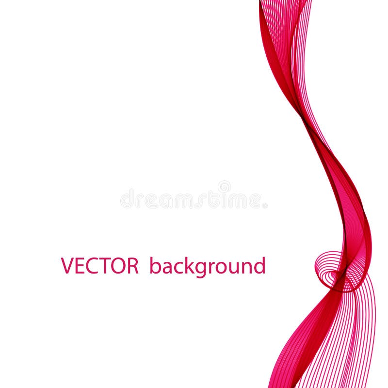 Abstract Pink Lines with White Vector Background. Stock Vector ...