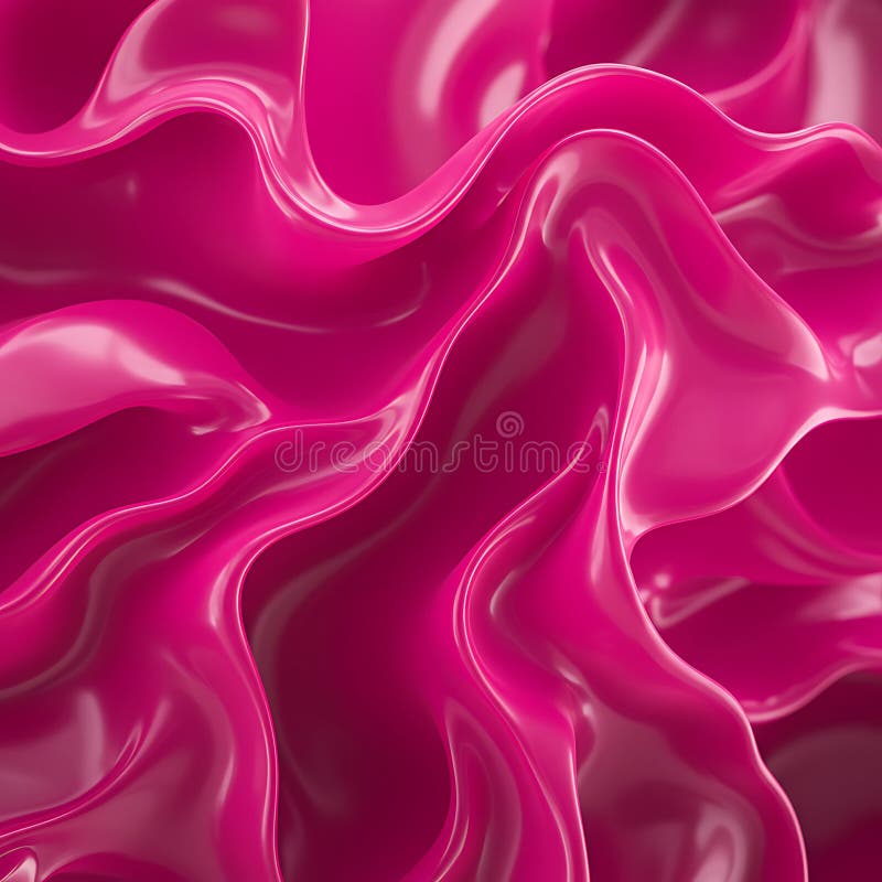 Abstract Pink Liquid Flowing Texture Stock Illustration - Illustration ...