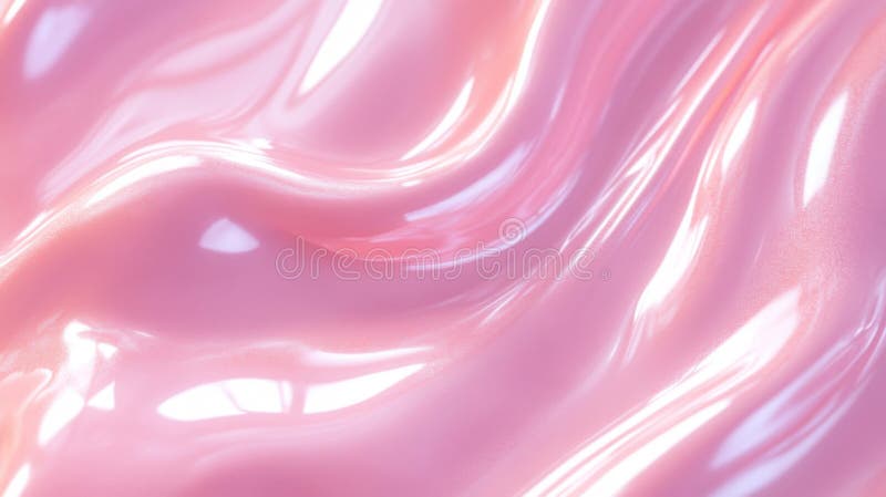 Abstract Pink Liquid Surface with Shimmering Highlights Stock ...