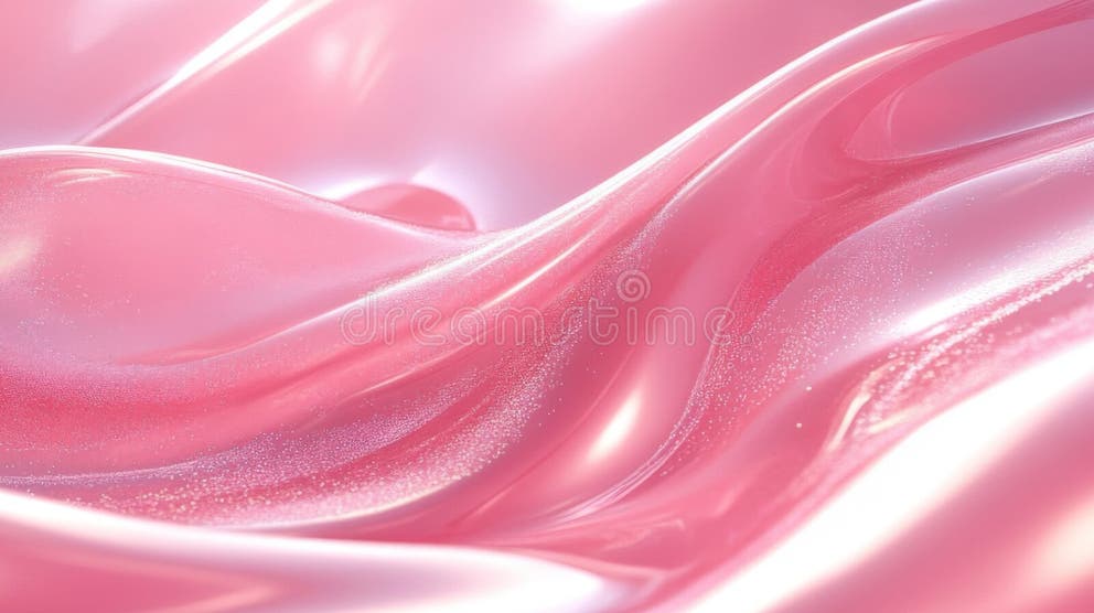 Abstract Pink Liquid Wave Background Design Stock Illustration ...