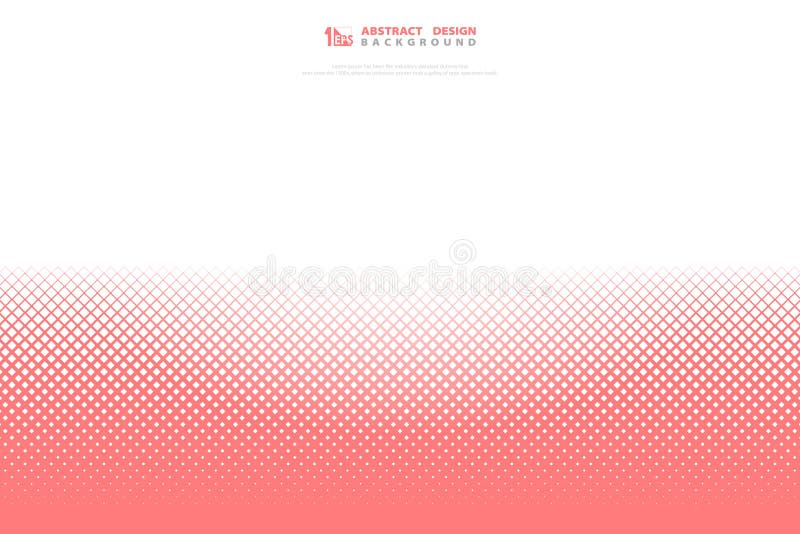 Abstract Pink Living Coral Color Square Geometric Pattern Background ... Abstract Pink Living Coral Color Square Geometric Pattern Background ...