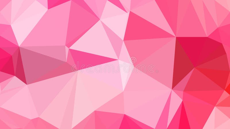 Abstract Pink Low Poly Background Template Design Stock Vector ...