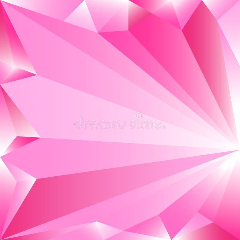 Abstract Pink Low Poly Background. Vector Illustration Design Element ...